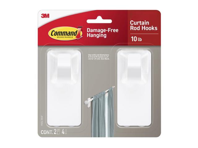 Click here for Command Curtain Rod Hooks [Removable]: 1-3/4 in. x... prices
