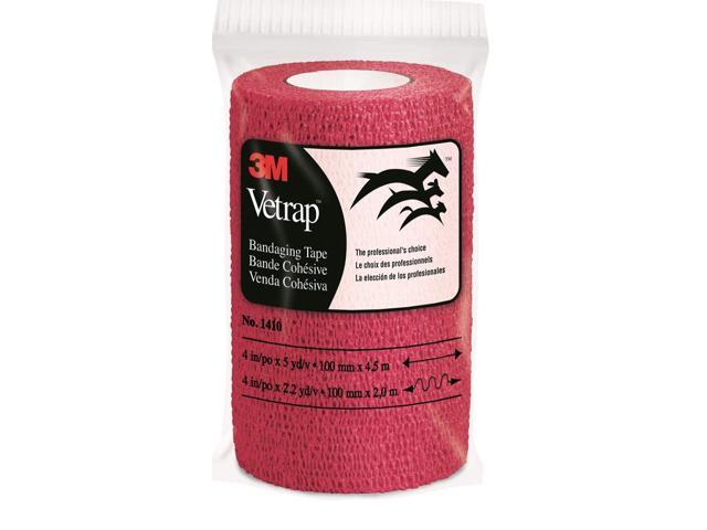 Click here for 3M Vetrap Bandaging Tape: 4 in. x 15 ft. (Red) prices