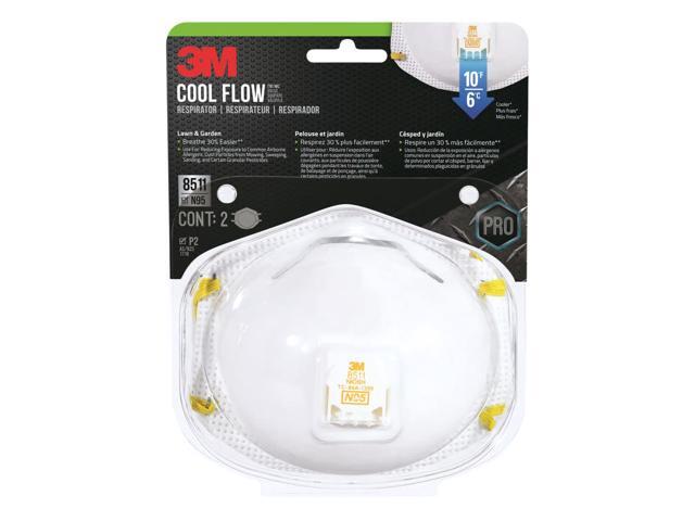 Click here for 3M N95 Lawn & Garden Valved Respirator (8511G2): 2... prices