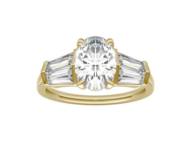 Click here for 14K Yellow Gold Moissanite by Charles & Colvard 9x... prices