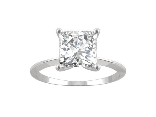 Click here for 14K White Gold Moissanite by Charles & Colvard 7mm... prices