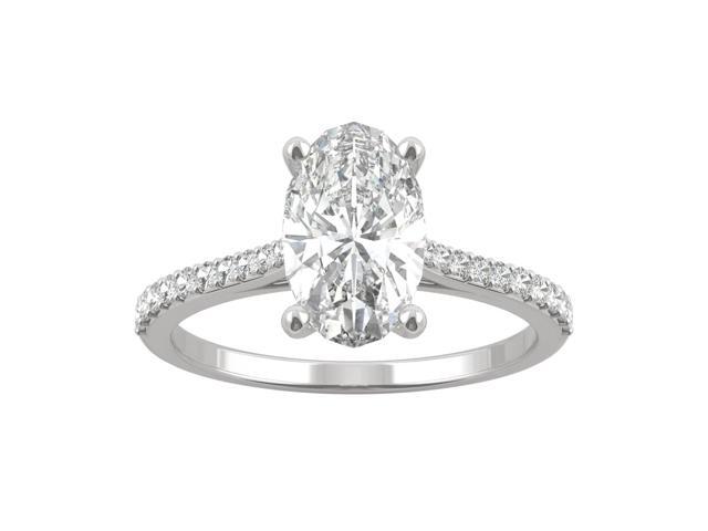 Click here for 14K White Gold Moissanite by Charles & Colvard 10x... prices