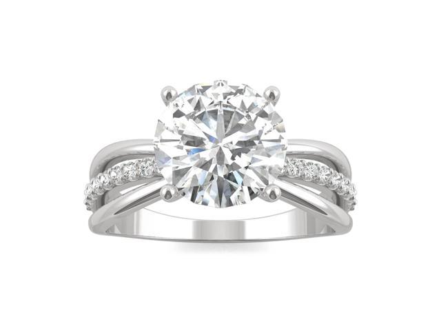 Click here for 14K White Gold Moissanite by Charles & Colvard 9mm... prices