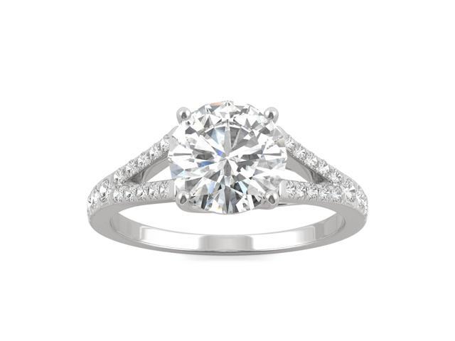 Click here for 14K White Gold Moissanite by Charles & Colvard 8mm... prices
