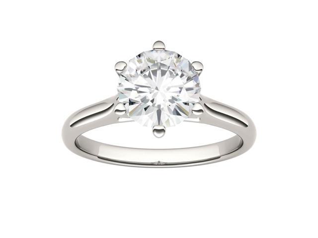 Click here for White Gold 7.5mm Moissanite by Charles & Colvard 6... prices
