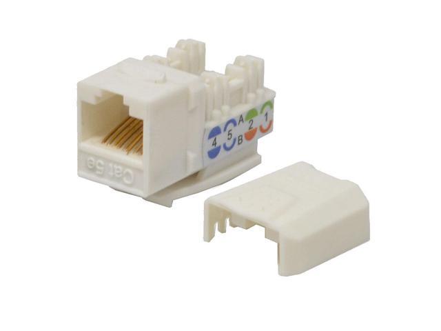 Click here for CAT5E White Network Ethernet 110 Punchdown 8P8C Ke... prices