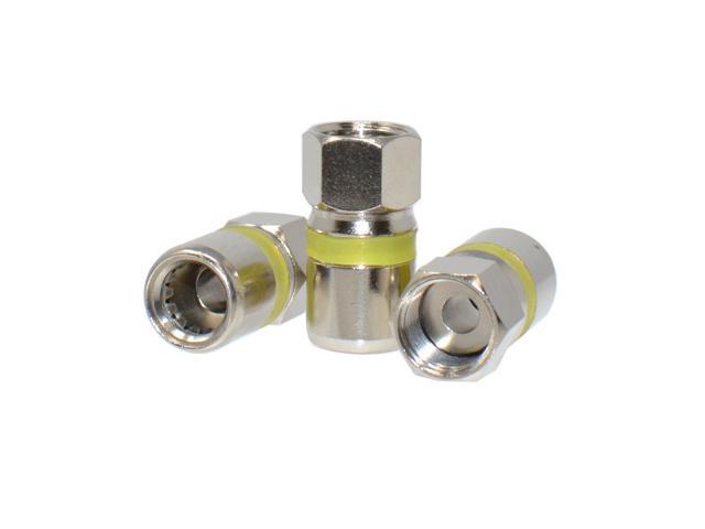 Click here for 5 Pack RG6 Quad Shield Coaxial Self Lock F-Type Co... prices