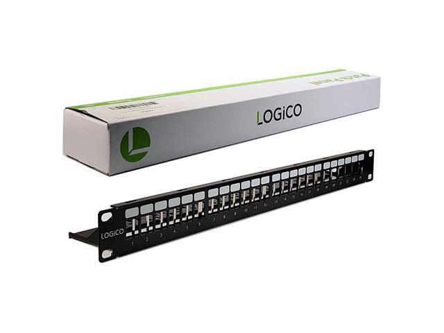 Click here for Cat5e Cat6 UTP 24 Port Network LAN Blank Patch Pan... prices