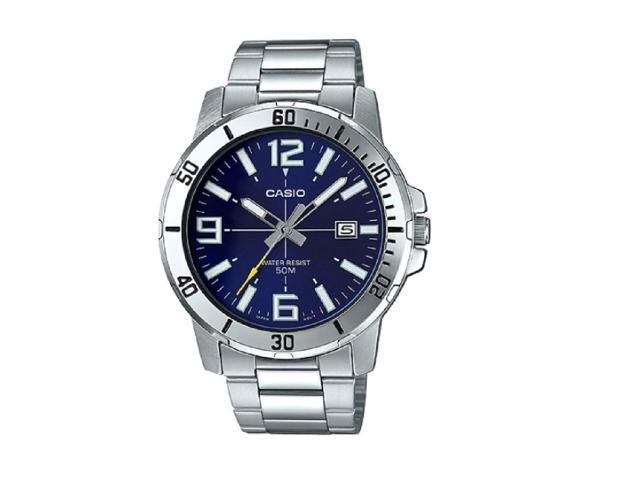 Click here for Casio Mens Analog Stainless Steel Band and Case Si... prices