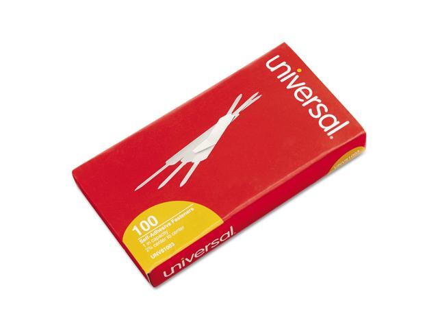 Self-Adhesive Paper And File Fasteners  One Inch Capacity  100/box