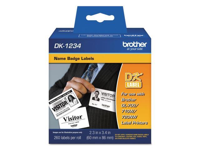 Click here for Brother DK1234 Brother Name Badge Label - 2.36 Wid... prices