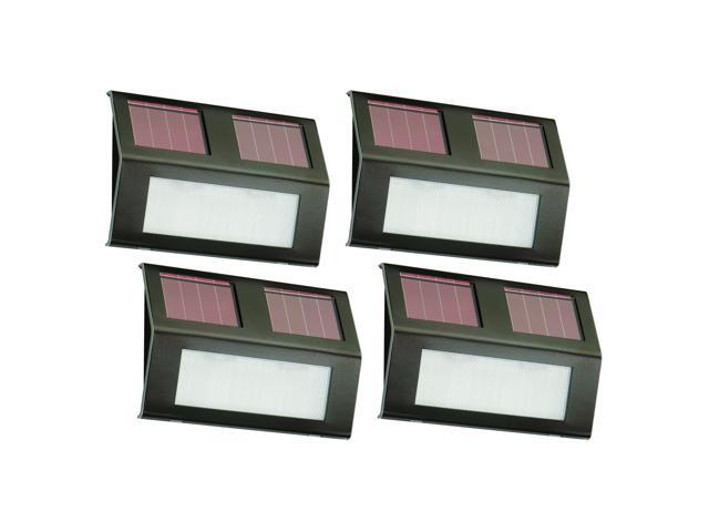 Click here for Bronze Solar-Powered Integrated LED Step Lights (4... prices