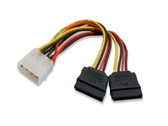Click here for 3 Pack Molex 4 Pin to 2 x 15 Pin SATA Power Cable... prices