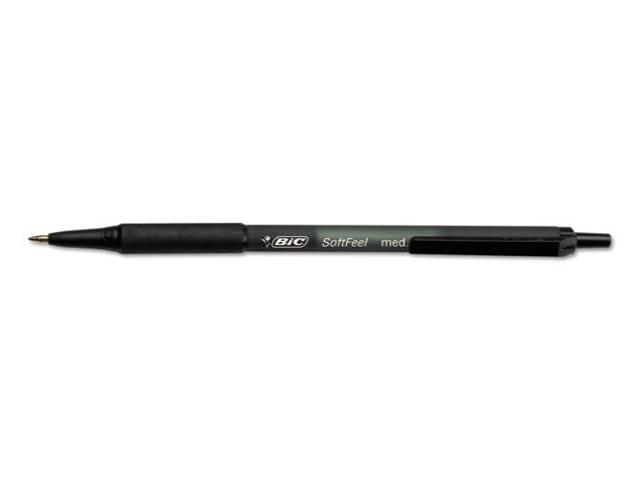 Click here for BIC Soft Feel Ballpoint Retractable Pen  1 mm  Bla... prices