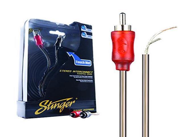 Click here for Stinger 2 channel 1000 series 15 RCA interconnects prices
