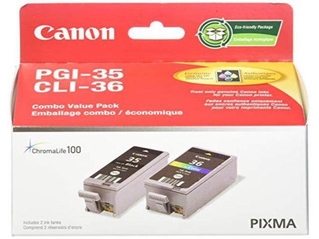Click here for Canon Pgi-35/Cli-36 Value Pack - 2-Pack - Black  C... prices