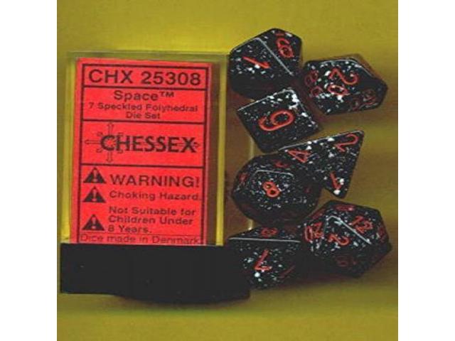 Click here for Chessex CHX25308 Dice - Speckled: 7Pc Space prices