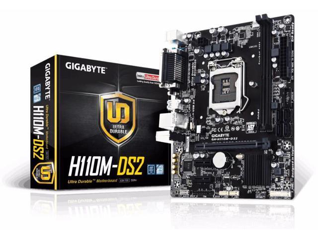 Click here for GIGABYTE GA-H110M-DS2 LGA 1151 Intel H110 SATA 6Gb... prices