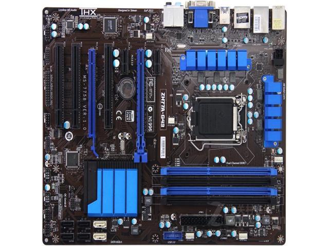 Click here for Pc Motherboard Fit forMSI ZH77A-G43 Original Mothe... prices