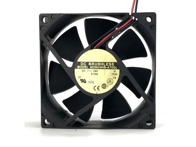 Click here for 10 PCS DC24V 0.16A AD0824HB-A70GL 8025 8cm 2-Wire... prices