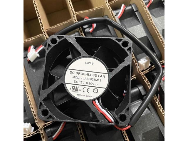 Click here for 10 PCS DC12V 0.20A AB6025M12 6025 6cm 3-Wire Doubl... prices