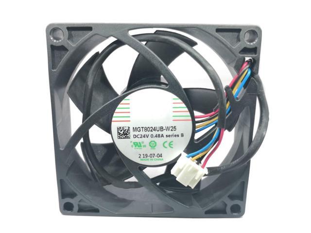 Click here for 10 PCS DC24V 0.48A MGT8024UB-W25 8025 8cm 4-Wire C... prices