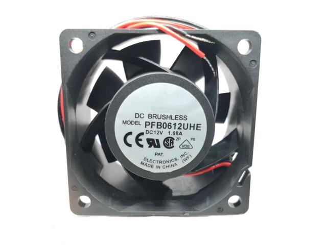 Click here for DC12V 1.68A PFB0612UHE 6038 6cm 2-Wire Large air V... prices