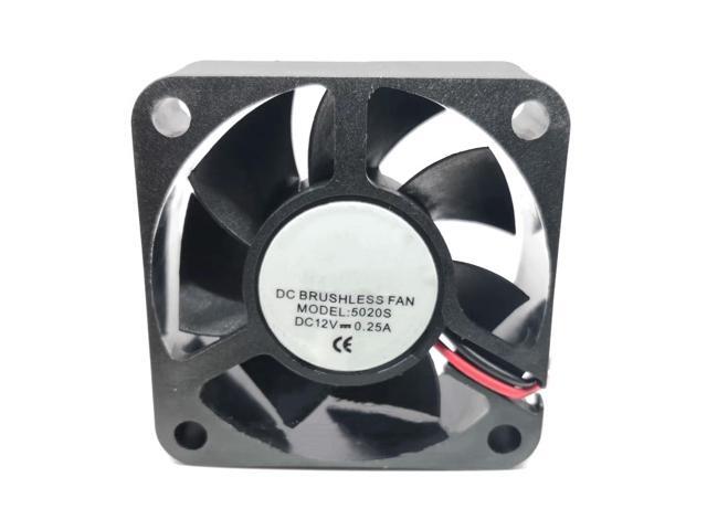 Click here for DC12V 0.25A 5020S 5020 5cm 2-Wire Cooling Fan prices