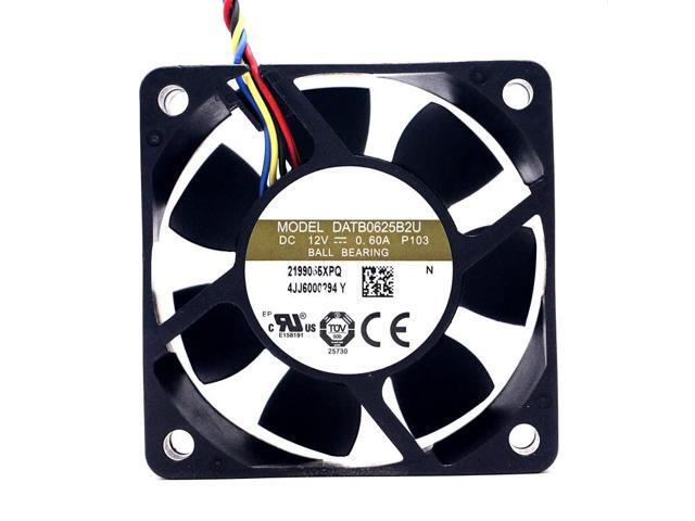 Click here for 10 PCS DC12V 0.60A DATB0625B2U 6025 6cm 4 Wire Cha... prices