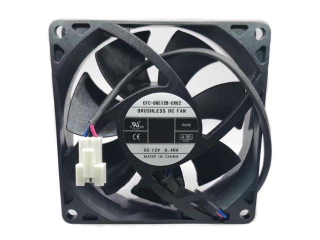 Click here for DC12V 0.40A EFC-08E12D-EF02 8025 8cm 3-Wire Coolin... prices