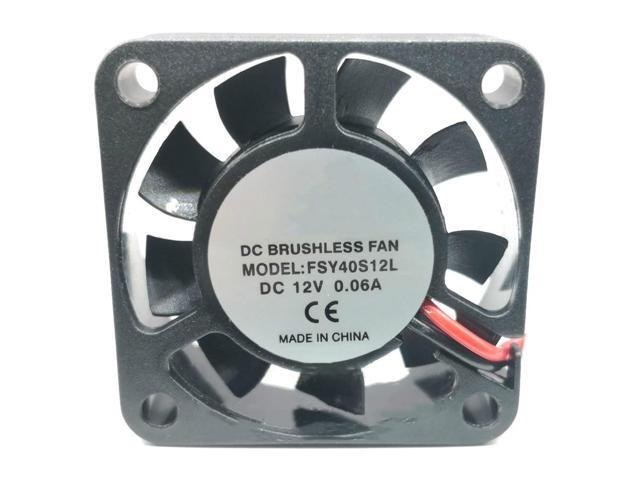Click here for DC12V 0.06A FSY40S12L 4010 4cm 2-Wire Cooling Fan prices