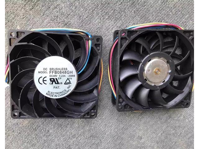 Click here for DC48V 0.23A FFB0848GH 8025 8cm 4-wire ball bearing... prices