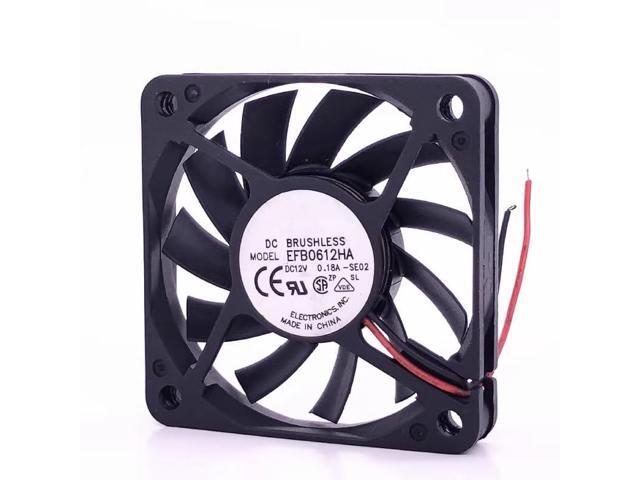 Click here for DC12V 0.18A EFB0612HA 6010 6cm 2-wire double ball... prices