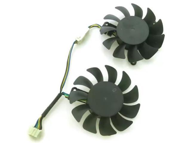 Click here for 1 Pair HA5010H12SF-Z 12V 0.13A 50mm GPU Fan for RX... prices