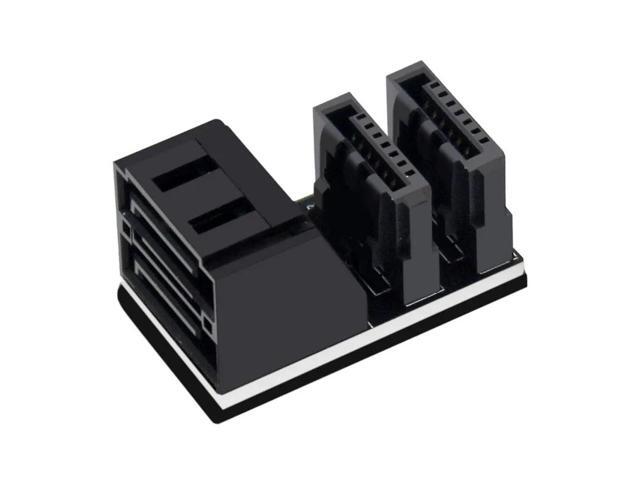 Click here for Double SATA 7Pin Female to 7Pin Male 90 180 Angled... prices