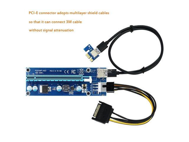 Click here for 006C PCIe Riser Card 1x to 16x USB 3.0 Data Cable... prices