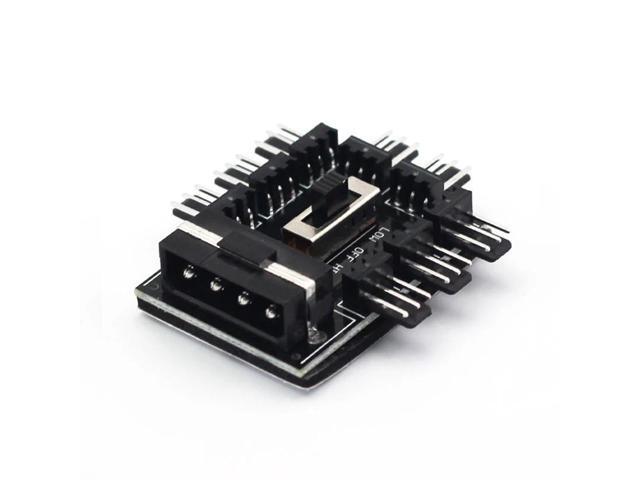 Click here for 1 to 8 3Pin Fan Hub Pwm Sata Molex Splitter PC Min... prices