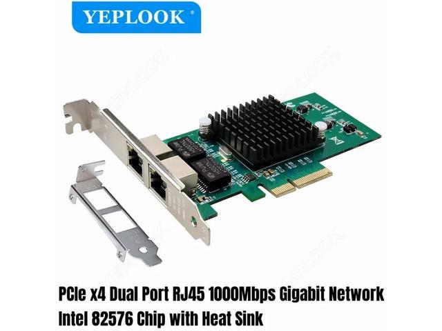 Click here for PCIe x4 Dual Port RJ45 Gigabit 10/100/1000Mbps Eth... prices