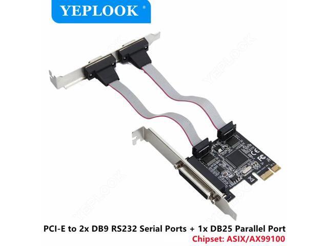 Click here for PCIe to Dual Serial Port DB9 RS232 COM+ Single DB2... prices