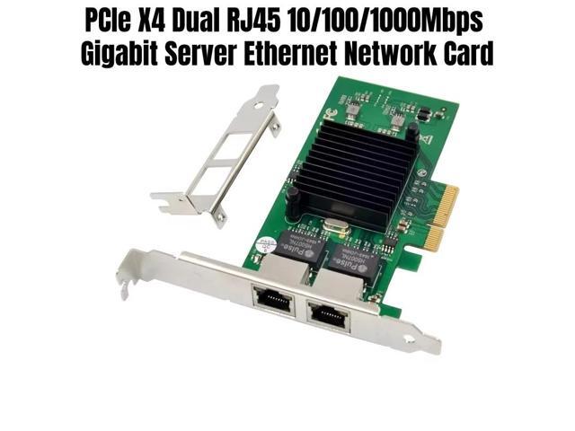 Click here for PCI-E X4 Dual RJ45 10/100/1000Mbps 1G Gigabit Serv... prices