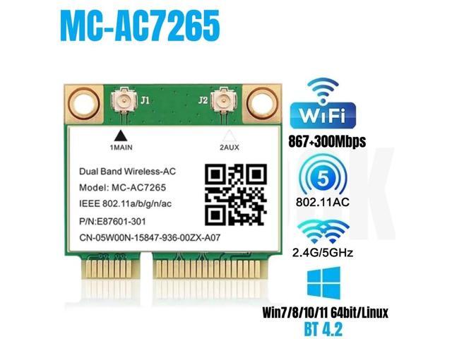 Click here for WiFi Card MC-AC7265 Wireless AC-7265HMW 867Mbps+30... prices