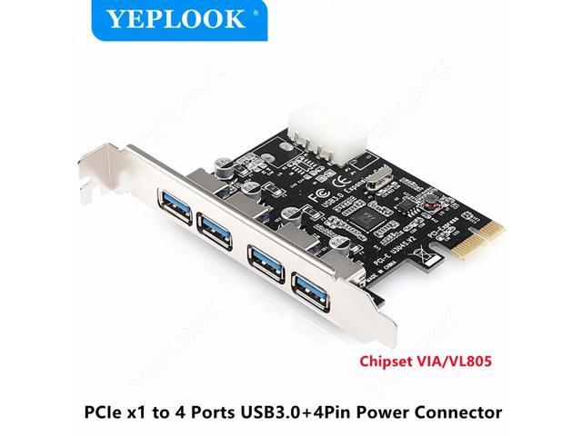 Click here for 4 Ports USB3.0 HUB 5Gbps PCIe 1x PCI Express Expan... prices