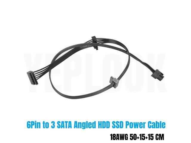Click here for ForCorsair HX Power  6Pin to 3 SATA Angled SSD HDD... prices