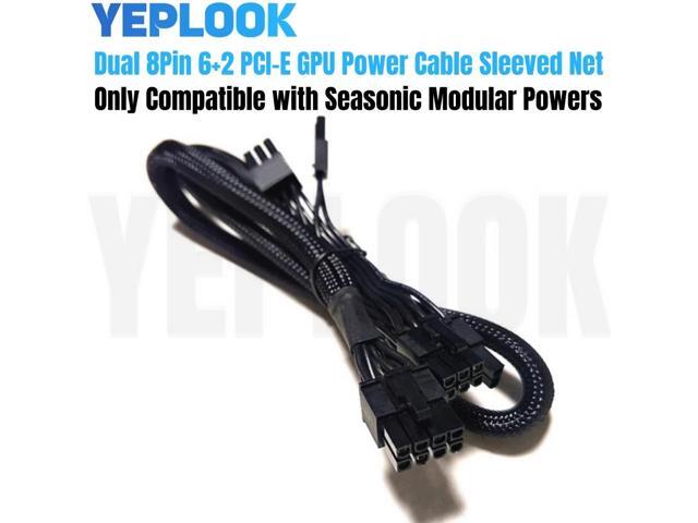 Click here for ForSeasonic  Dual PCIe 8Pin 6+2Pin Sleeved Net  GP... prices