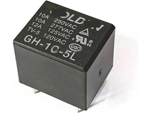 Click here for 5PCS Relays GH-1C-5L GH-1C-12L GH-1C-24L 5PIN 10A... prices