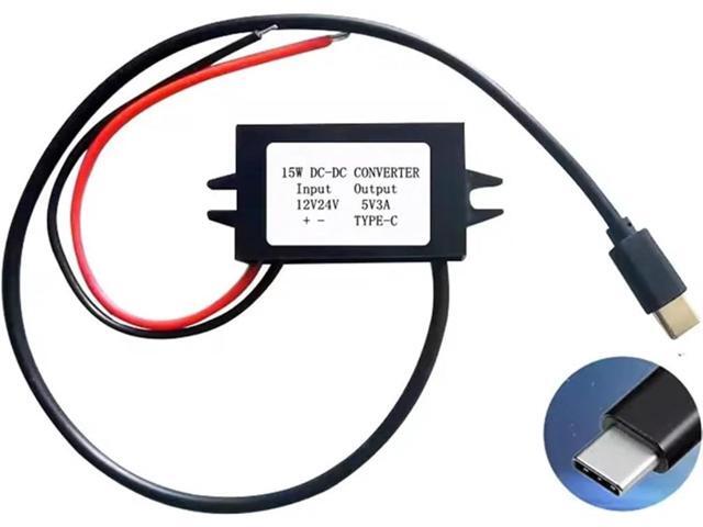 Click here for 12V/24V to 5V 3A 15W Step Down Converter Type-C Mo... prices