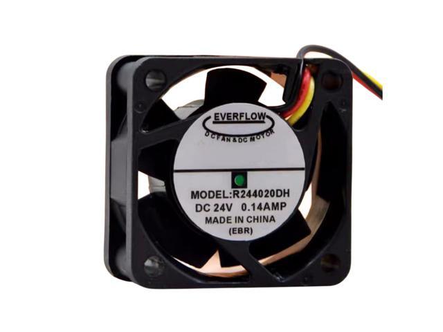 Click here for R244020DH 24V 0.14A 4020 Cooling Fan 40X40X20MM 3-... prices