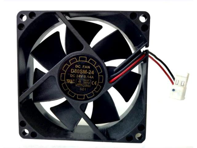 Click here for D80SM-24 DC24V 0.14A 80X80X25mm 2-Wire Cooling Fan... prices