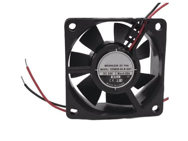 Click here for OD6025-24LB DC24V 0.08A 40X40X10MM Cooling Fan 2-W... prices