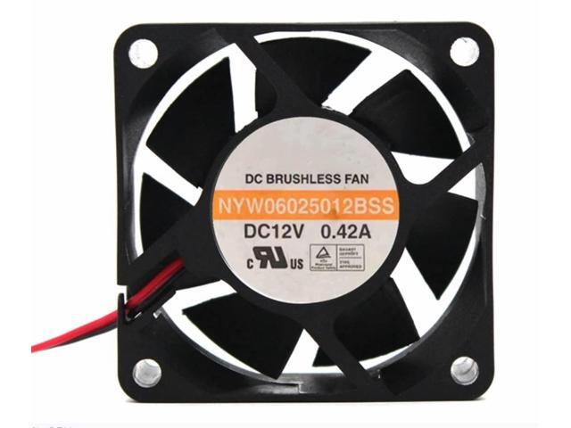 Click here for NYW06025012BSS DC12V 0.42A 2-Wire Cooling Fan 60X6... prices